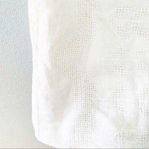Dining | White Cottage Farmhouse Woven Tablecloth Linen | Poshmark